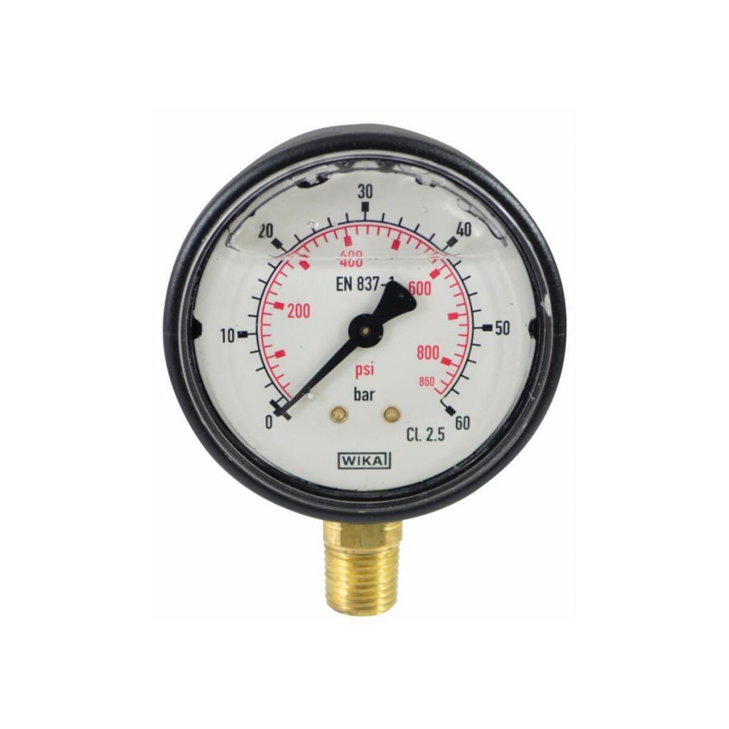 Manometro alla glicerina Ø 63 mm con scala 0-60 | Piarulli Agrigarden