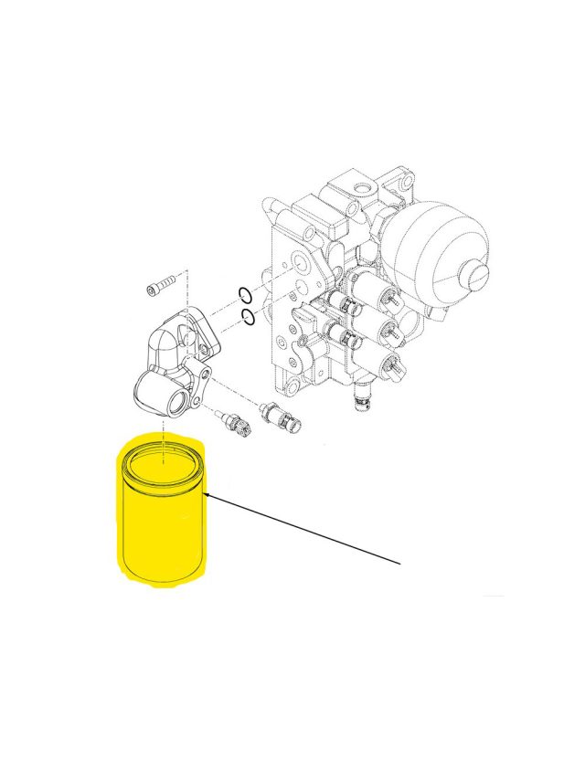 filtro olio idraulico New Holland cod 48131202 | Piarulli Agrigarden